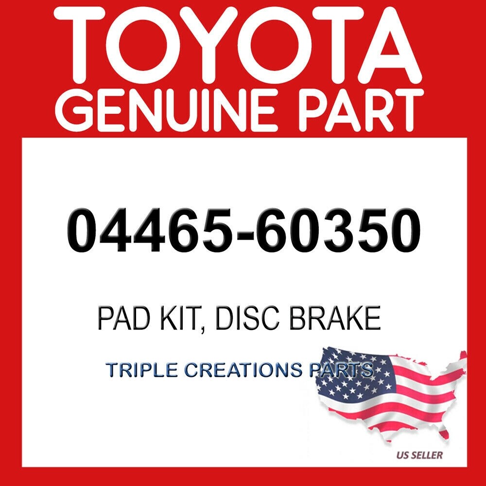 Toyota Genuine 0446560350 Pad Kit Disc Brake 04465-60350 OEM | eBay