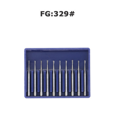 Dental Carbide Burs FG 329 Pear for High Speed Handpiece Friction Grip ...