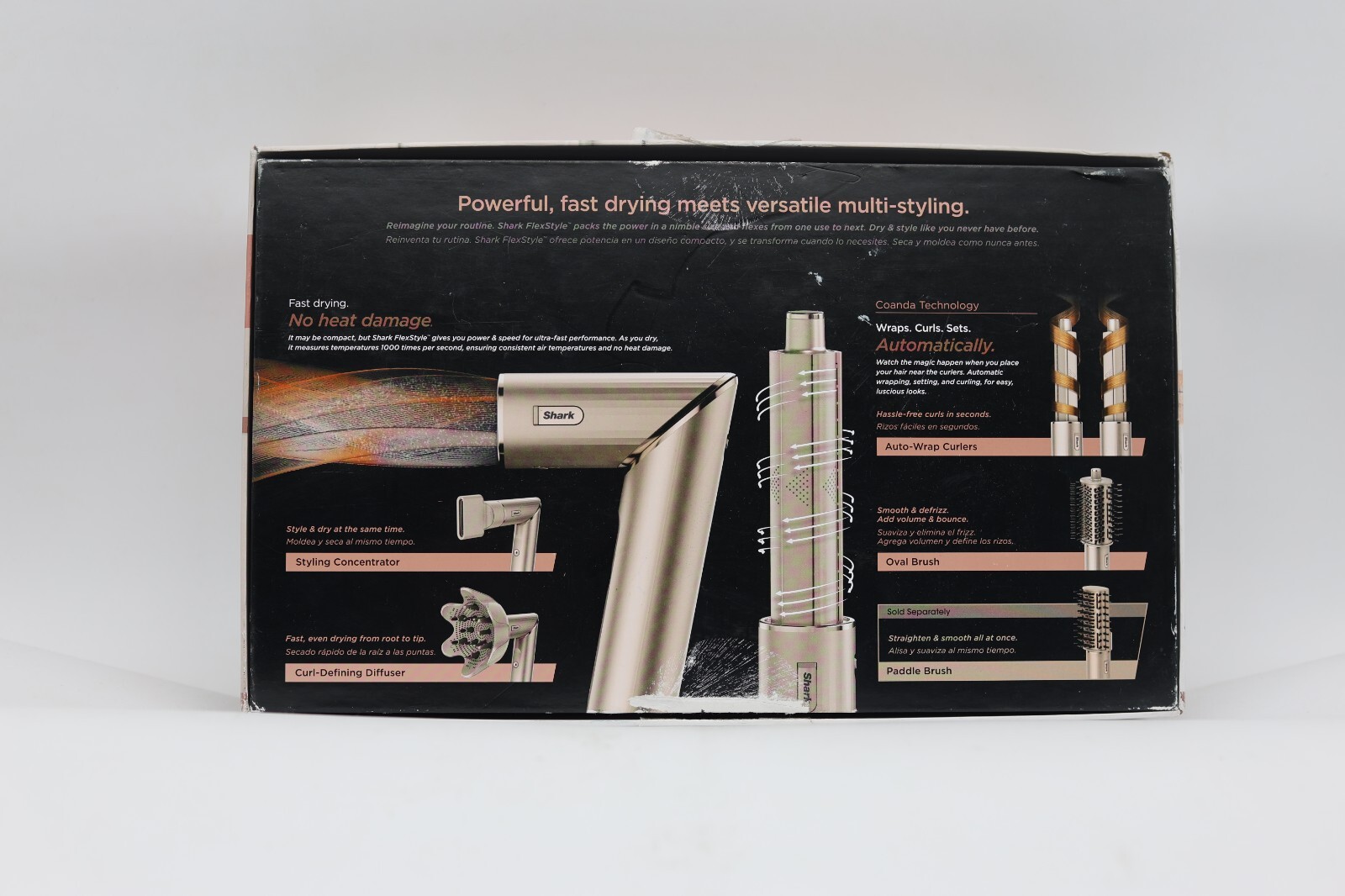 Shark HD430 FlexStyle Air Styling & Drying System, Powerful Hair Dryer ...