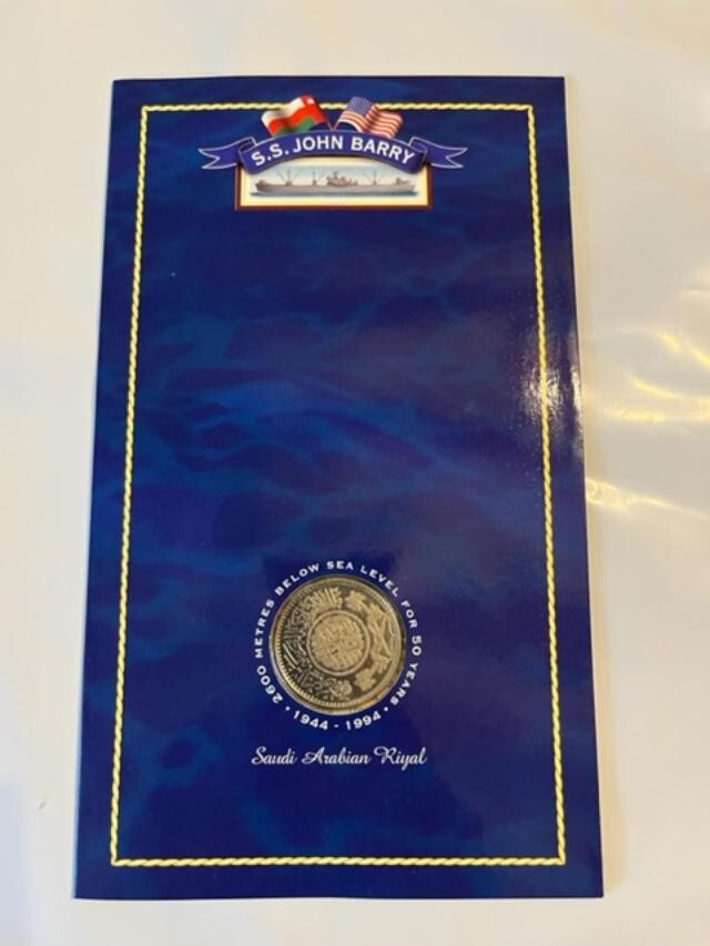 SS John Barry Shipwreck Saudi Arabia Silver Riyal 1944 with COA | eBay