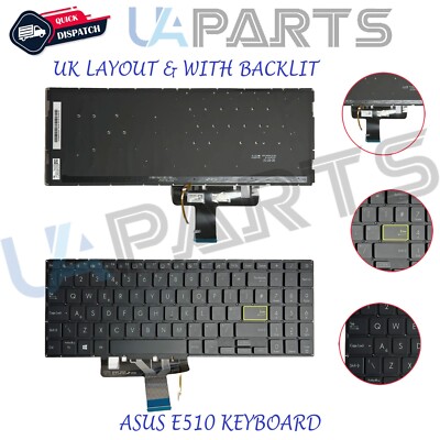 Asus VivoBook E510 E510M E510MA L510M L510MA UK Laptop Keyboard ...