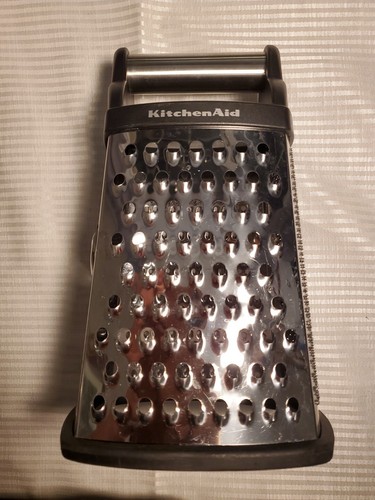 KitchenAid 4-Sided Black Stainless Steel Box Grater Cheese Grater ...
