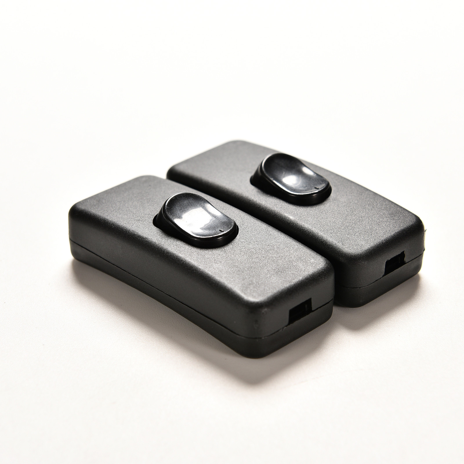 Black Room Indoor AC 250V 2A Single Pole On/Off in Line Cord Switch ...