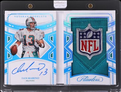 2022 Panini Flawless Veteran Shield Booklets Dan Marino #4 1/1 NFL ...