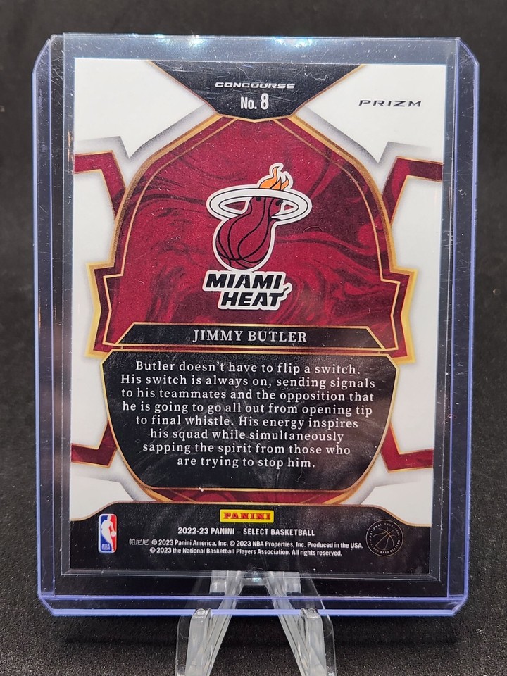 2022-23 Select Jimmy Butler Concourse Silver Prizm #8 Heat | eBay