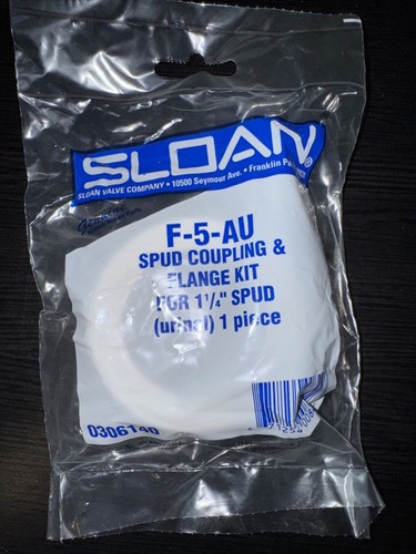 Sloan F-5-AU Spud Coupling and flange kit 1-1/4" urinal - NEW SEALED ...