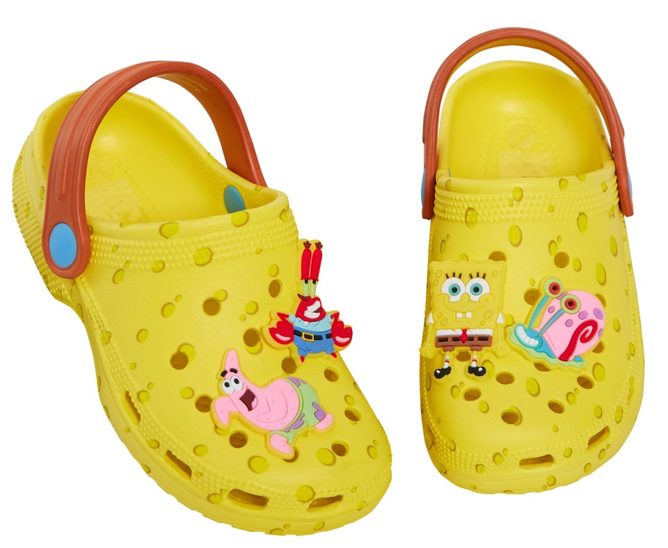 SpongeBob SquarePants Clogs with Charms Sandals Kids Summer Sliders ...