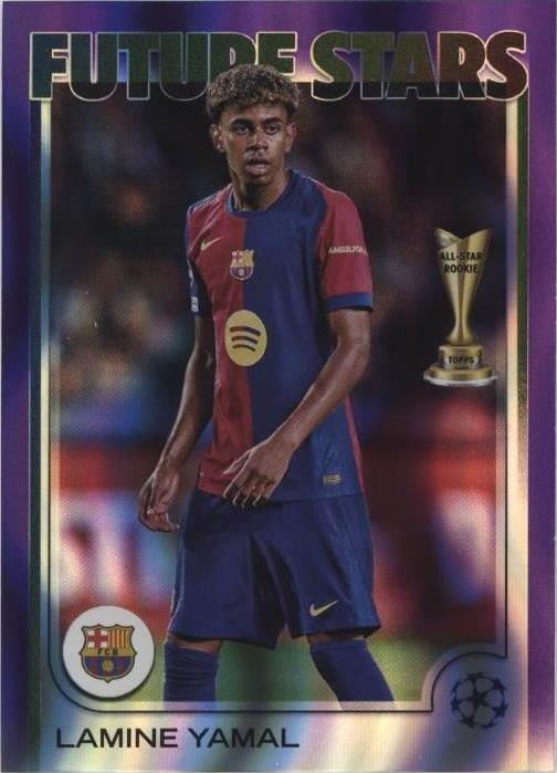 2024-25 Topps Uefa Club Competitions - Future Stars Lamine Yamal #27 ...