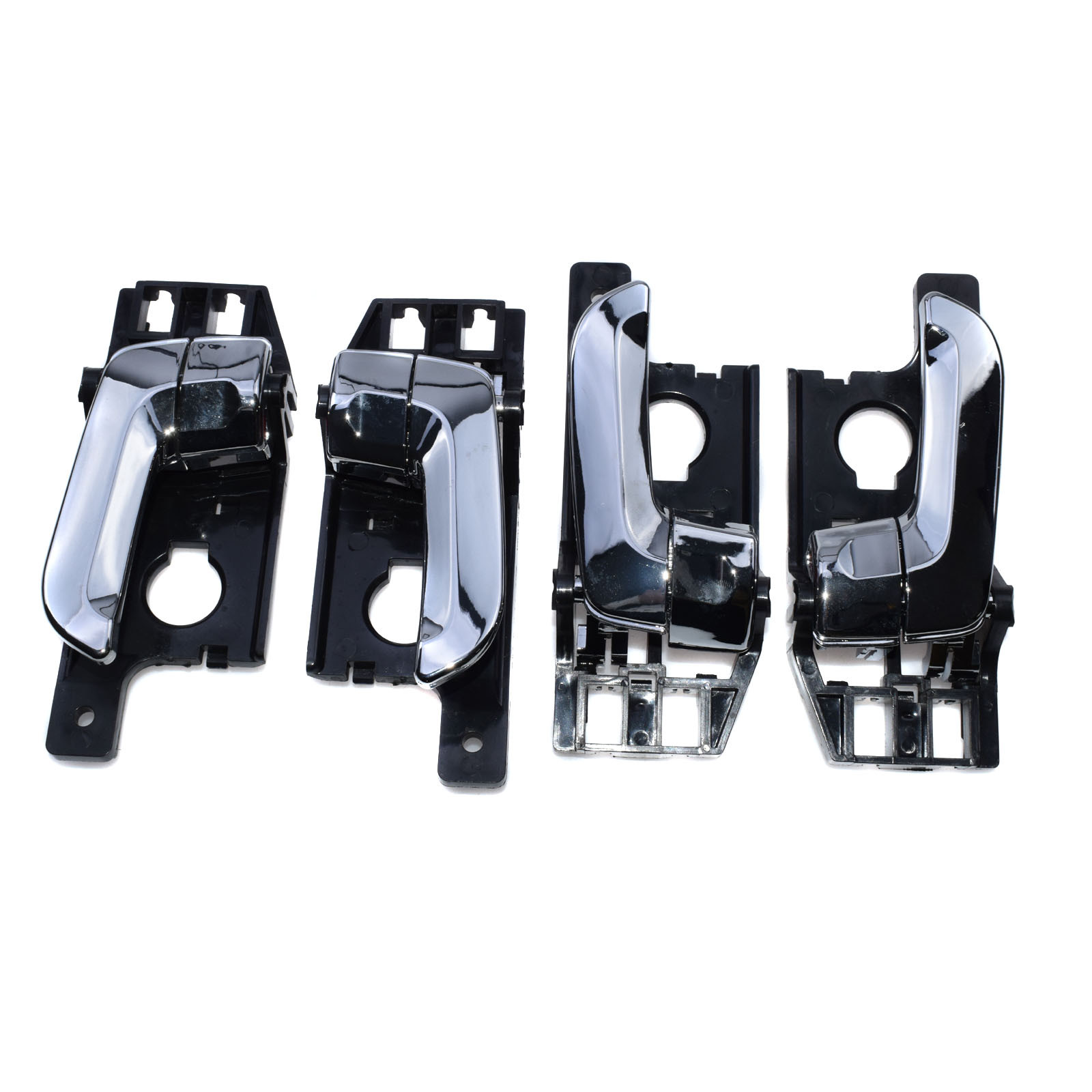Set 4 Inner Interior Door handle LH&RH Chrome For KIA 05-10 Sportage ...