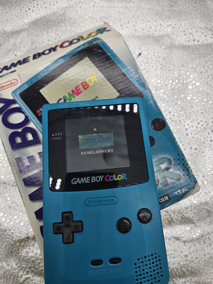 Nintendo GameBoy Color Teal Blue In Box - Tested Working | eBay