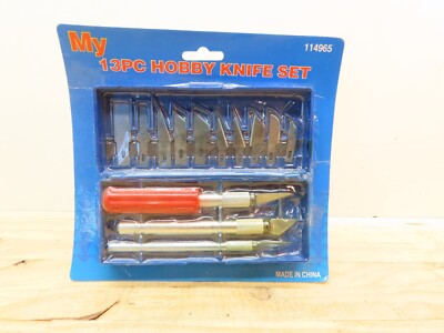 MY 13PC HOBBY KNIFE SET | eBay UK
