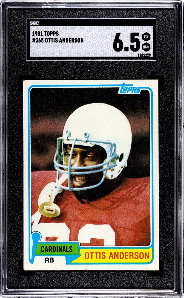 Ottis Anderson - On Ebay - Multiple Results on One Page