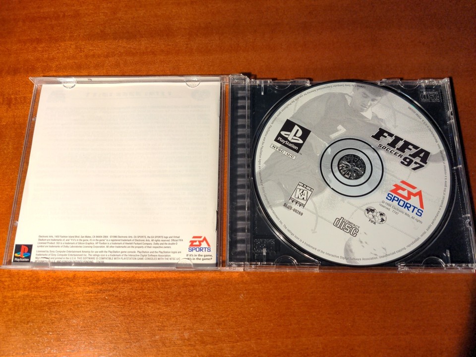 FIFA Soccer 97 (Sony PlayStation 1, PS1 - 1996) Complete 14633077476 | eBay