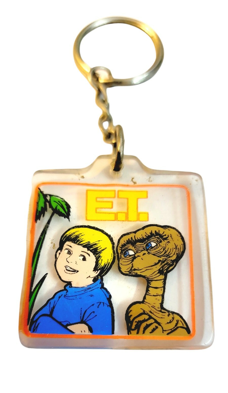 Vintage E.T. Keychain 80s Extra-Terrestrial Infamous Movie Souvenir ...