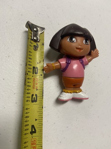 Vtg VIACOM Dora Explorer Backpack PVC Figure Cake Birthday Topper 3 x 2 ...