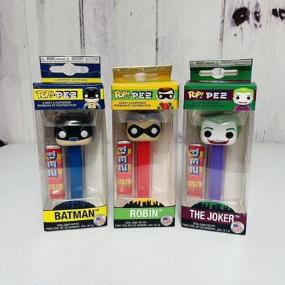 3 Funko Pop Pez Batman Joker Robin Candy Dispenser Lot | eBay