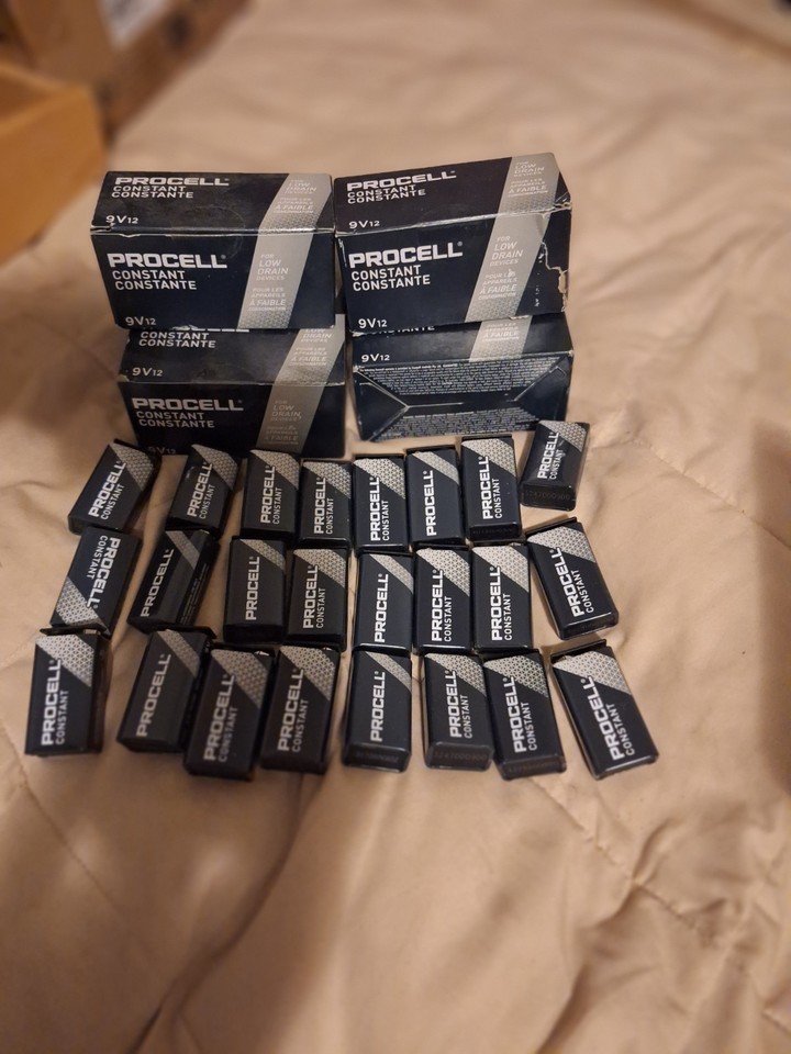 9V Professional Duracell Procell New 9 Volt Battery PC1604 9-Volt ...