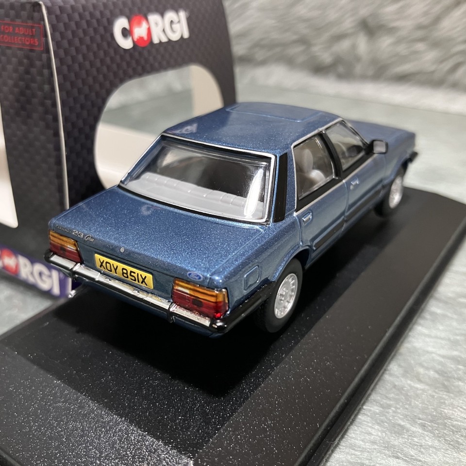 NEW Corgi Vanguards 1:43 Ford Cortina 80 Mk5 2.3 Ghia Titan Blue ...