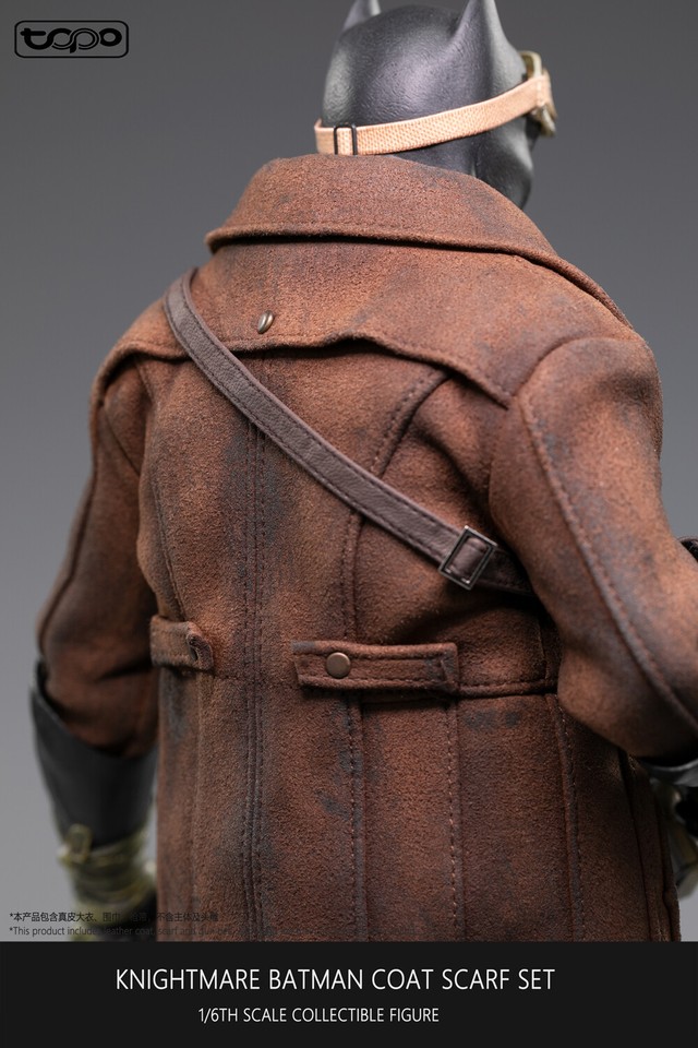 TOPO Knightmare Batman Coat Scarf Set 1/6 Scale Figure Accessory TP001 ...