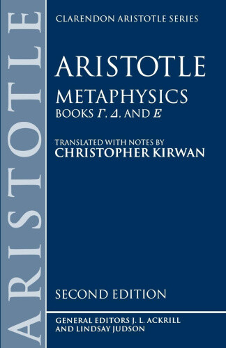 Metaphysics: Books Gamma, Delta, and Epsilon: Books 4-6: Gamma, Delta ...