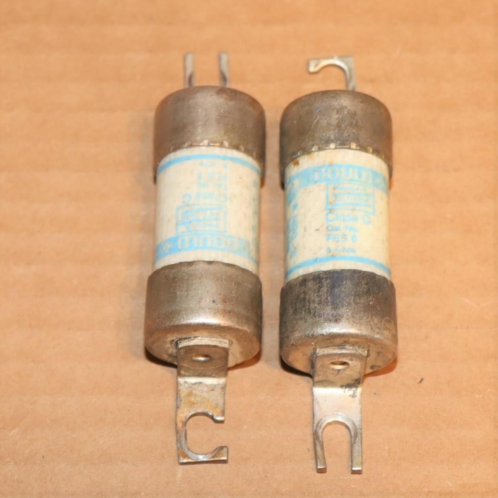 Lot of 2 Gould FES 6 Class C Fuse 6 Amp | eBay