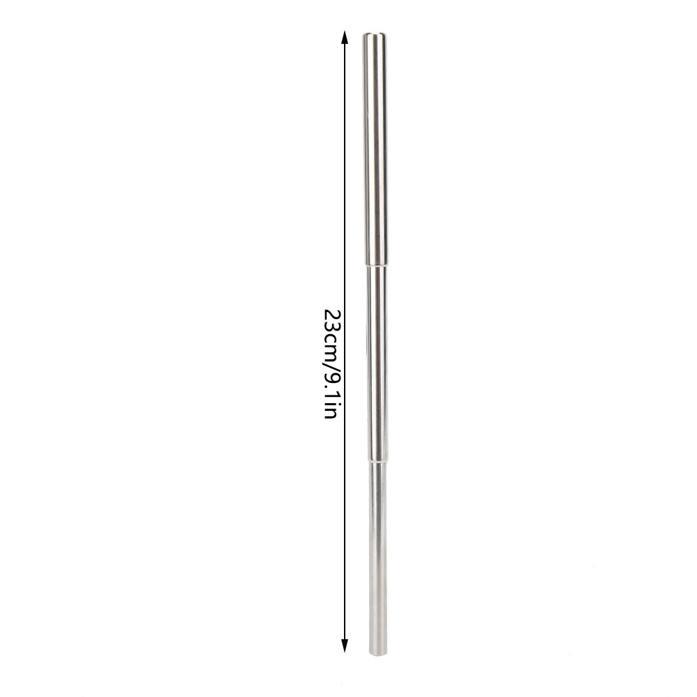 Portable Retractable Straw Stainless Steel Straw Bottle for Drinking ...