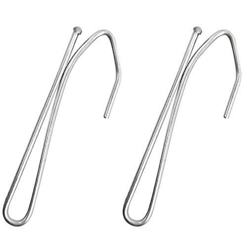 50 Pcs Curtain Hooks Stainless Steel Pinch Pleat Curtain Hook Deep ...
