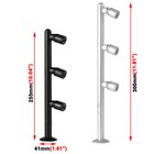 2W/3W/5W LED Desk Picture Lamp Pole Light Fixture Jewelry Boutique Shop ...