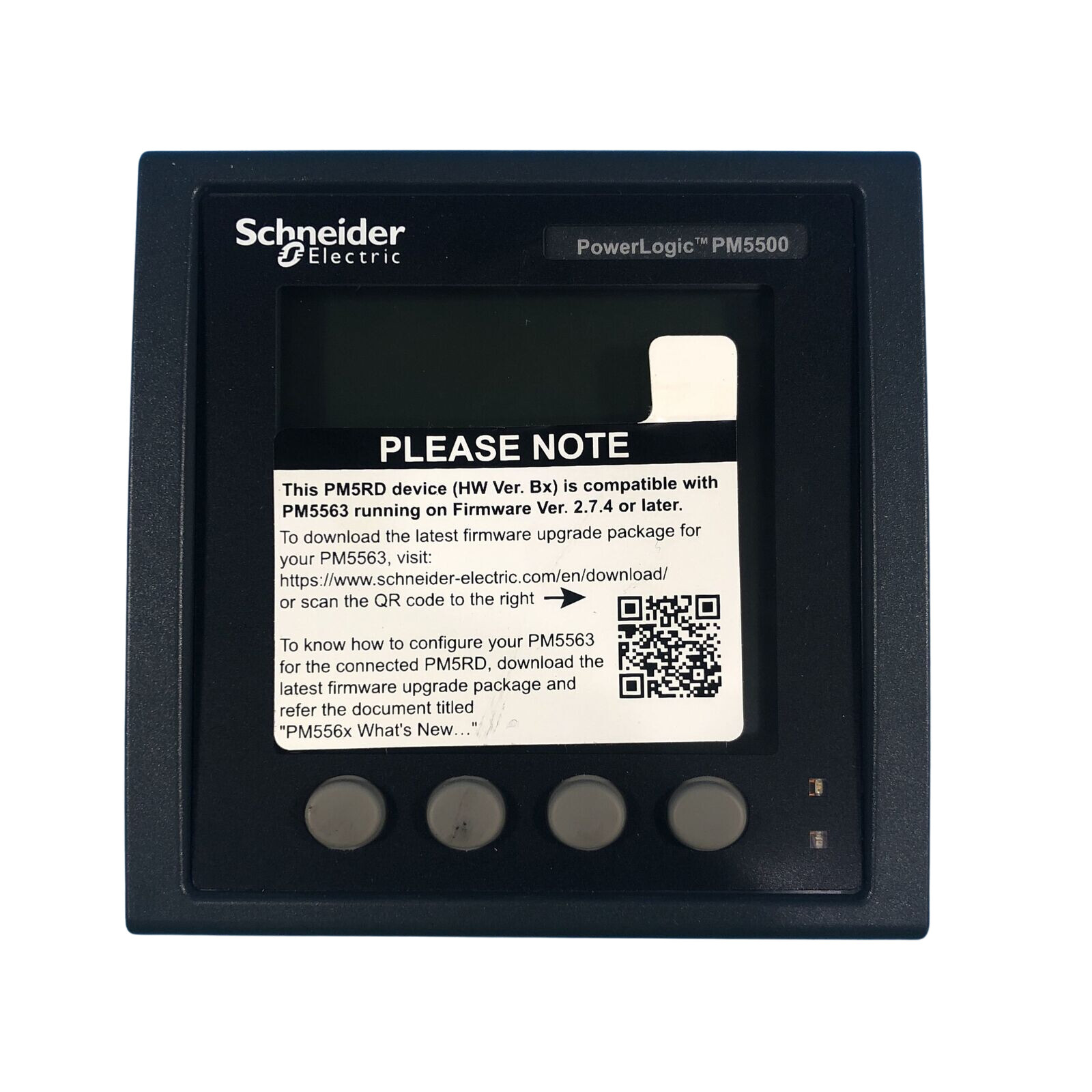 Schneider Electric Power Logic PM5000-5RD Remote Display - METSEPM5RD ...