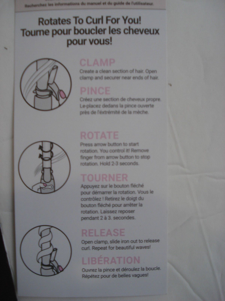 Beachwaver Pink Sunset B1 Rotating Curling Ceramic Hair Iron 1 inch ...