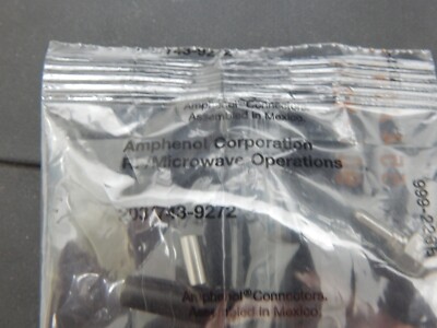 AMPHENOL 901-9511-35F SMA PL 0Hz to 12.4GHz 50Ohm Cable Mount CONNECTOR ...