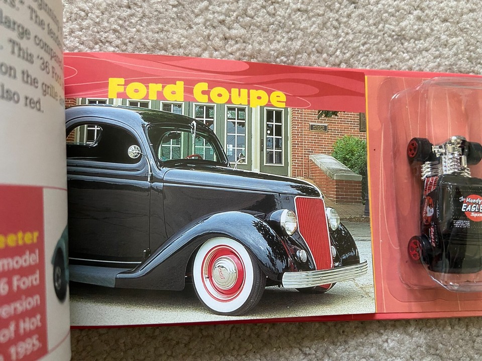 Rare Hot Wheels Hot Rods Book and Car - Plastic Blister Damaged | eBay