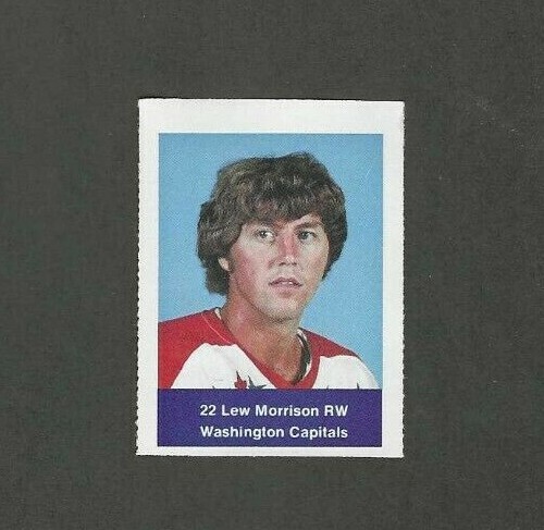 1974-75 NHL STAMP ACME LOBLAWS 22 LEW MORRISON WASHINGTON CAPITALS | eBay