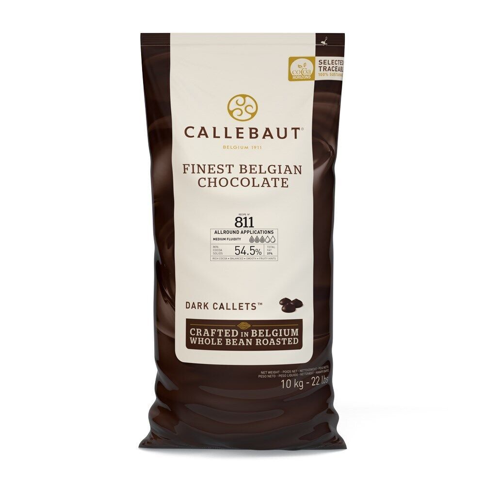 Callebaut Recipe N° 811 Dark Chocolate Callets - 10kg (811NV-595) for ...