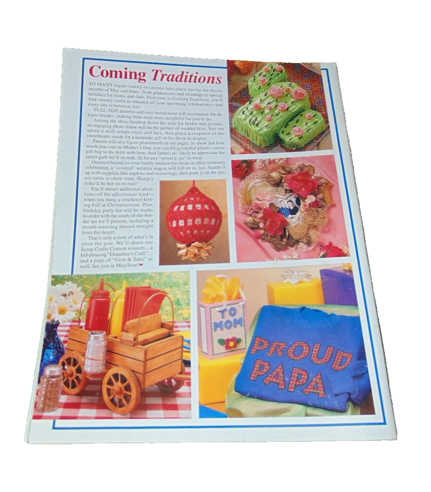 Crafting Traditions Magazine March April 2000 Easter Spring Patterns | eBay
