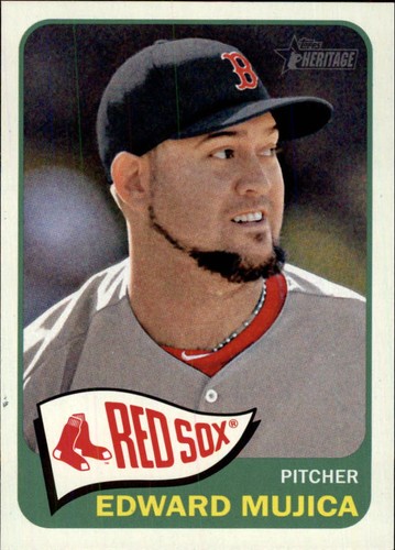2014 Topps Heritage #352 Edward Mujica - BB | eBay