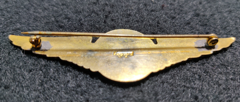 Original WW2 Interwar USN US Navy Naval Observer Wings Vanguard 3-inch ...