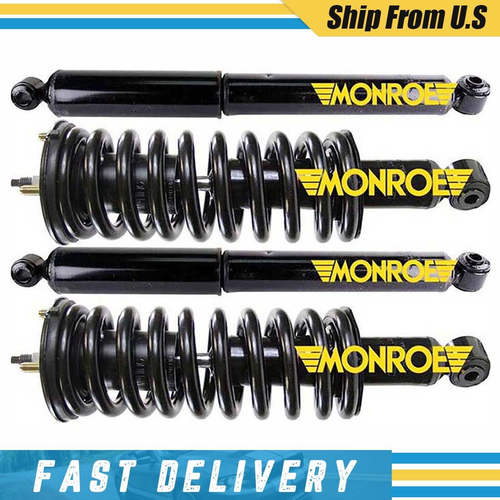 Monroe Front Struts Coil Spring & Rear Shocks For 2005-2021 Nissan ...