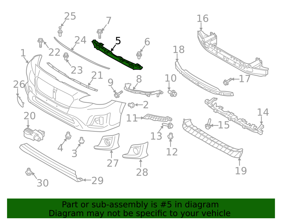 Genuine Subaru Support Panel 57707FL070 | eBay