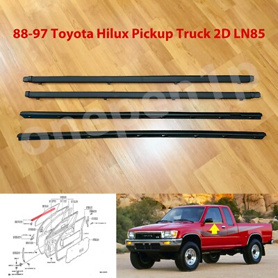 door belt line molding weatherstrip seal for Toyota Hilux LN85 pickup ...