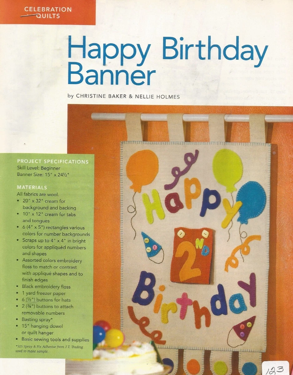 Quilted Banners Embroidery