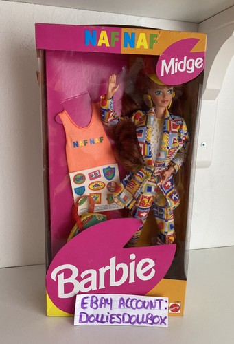 1993 RARE Vintage Naf Naf Midge Barbie Doll NRFB ️ | eBay UK