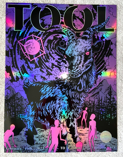 Tool Poster Boston Tour Fear Inoculum February 19 2022 /750 Farron ...