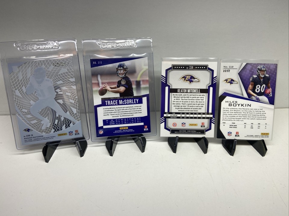 2020 Panini Absolute Football Baltimore Ravens RC Lot #112 #334 #272 ...