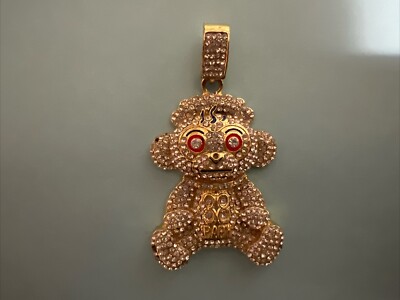 NBA Youngboy 38 Baby Monkey Gold Pendant Cubic Zirconia! | eBay