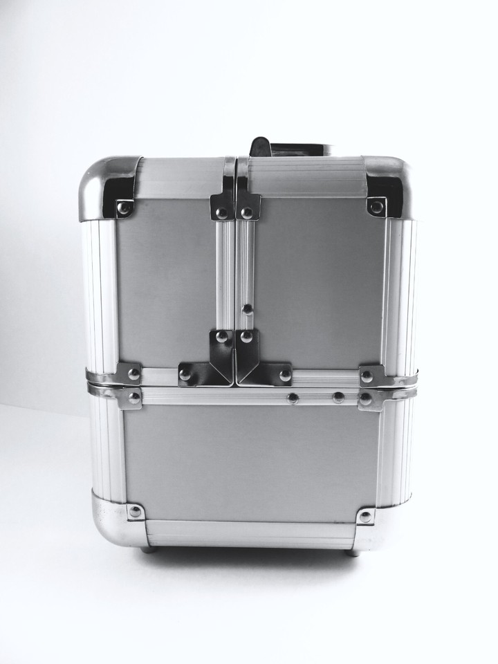 Caboodles Cosmetic Makeup Case Metal Portable Locking With Keys ...