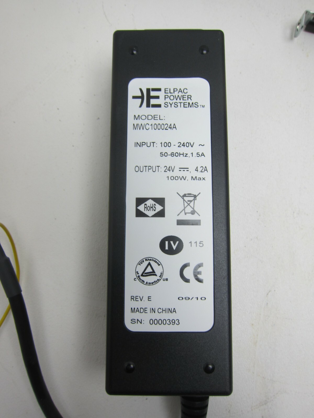 Elpac Power Systems MWC100024A 24V 4.2A 100W Power Supply | eBay