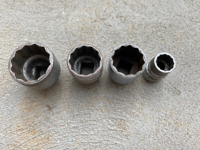 Vintage Dufor 4-piece 12-point square socket set, chrome vanadium | eBay