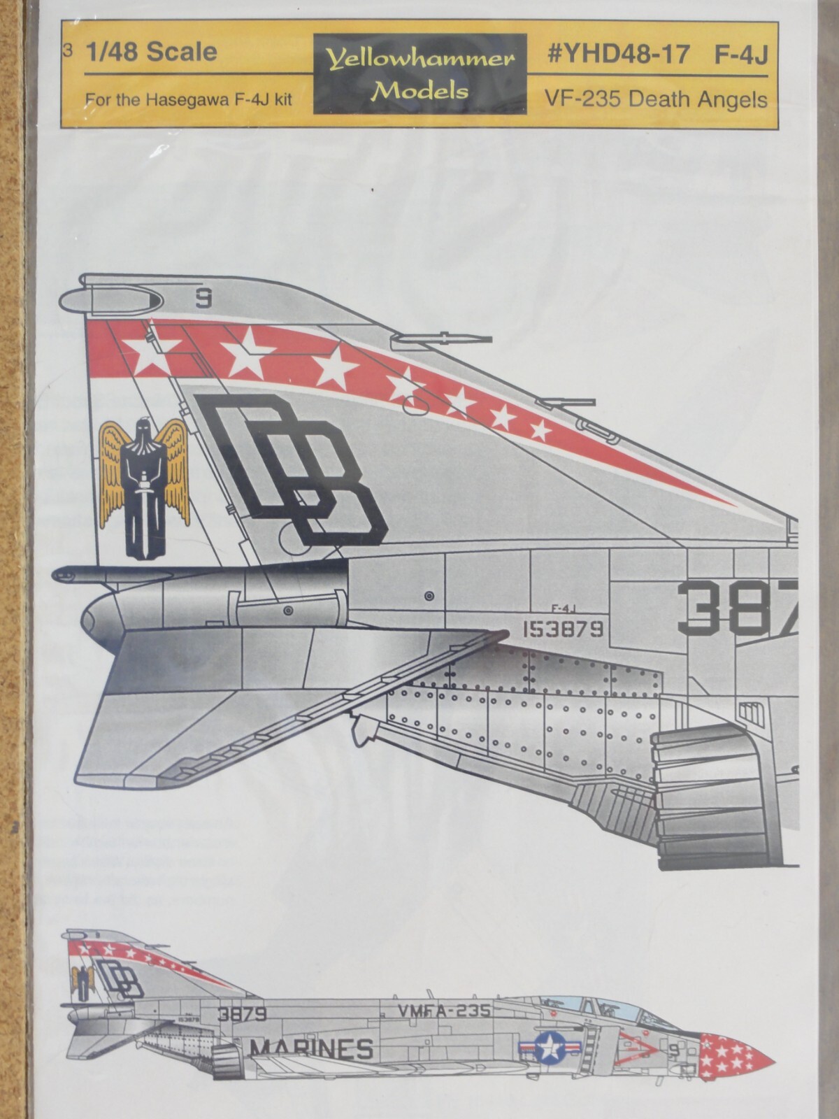 1/48 Yellowhammer McDONNELL F-4J PHANTOM II: VF-235 "DEATH ANGELS ...
