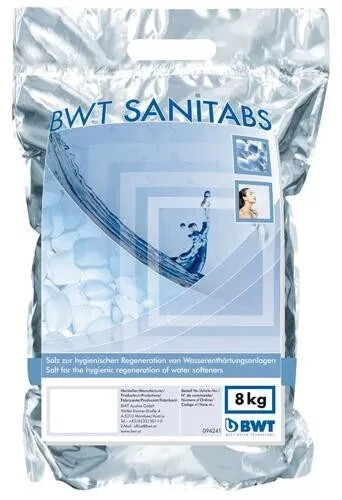 BWT Sanitabs - sel régénérant avec effet hygiénique sac de 8 kg | eBay